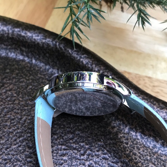 BWC | Accessories | Bwc Baby Blue Sparkly Face Watch | Poshmark